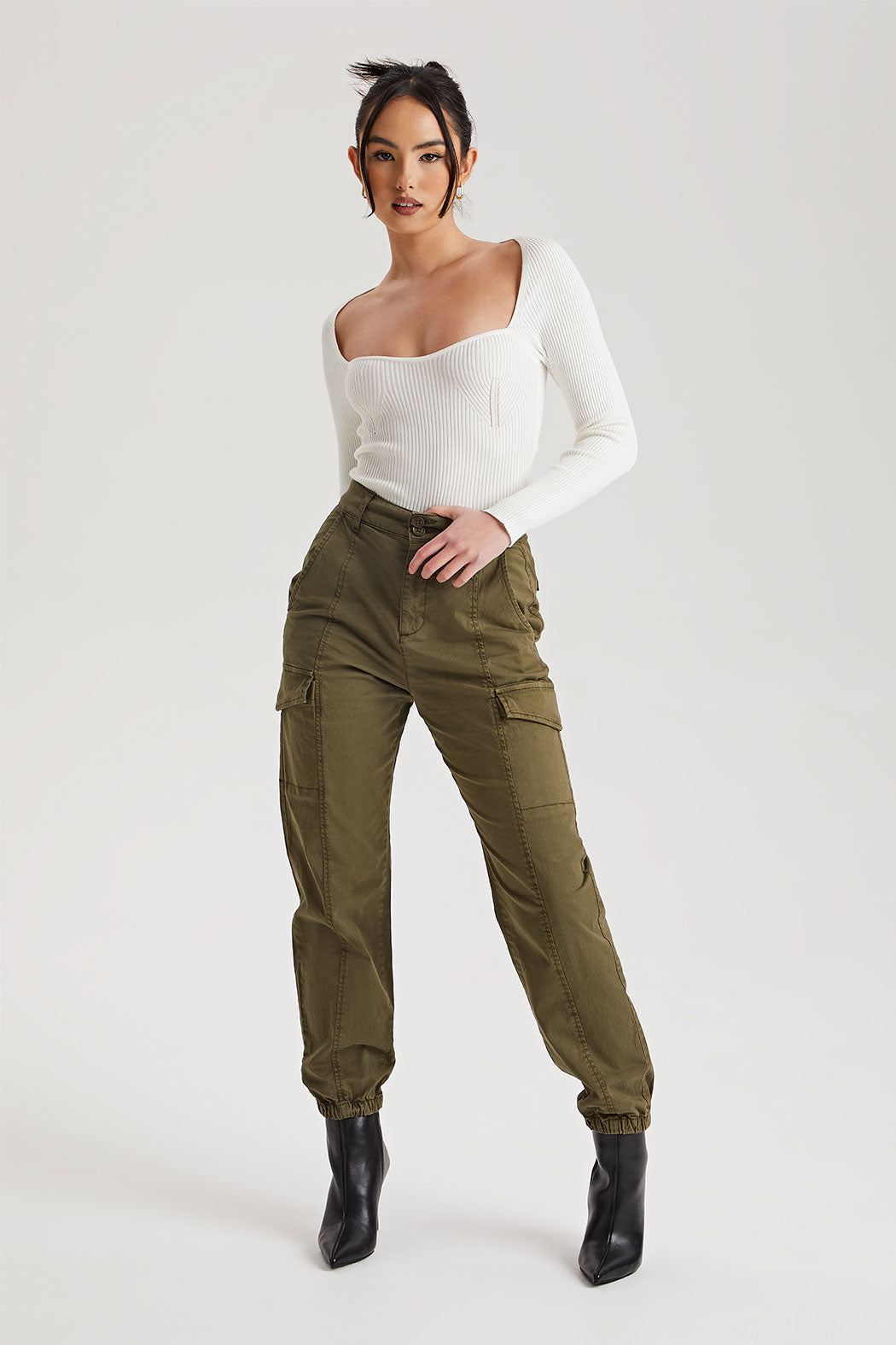 Cuffed Cargo Pants – Urban Bliss